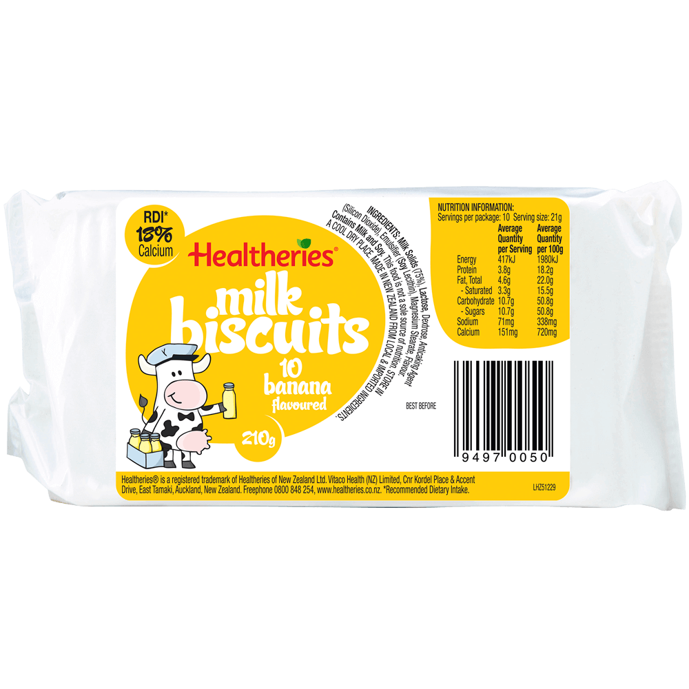 Milk Biscuits - Banana